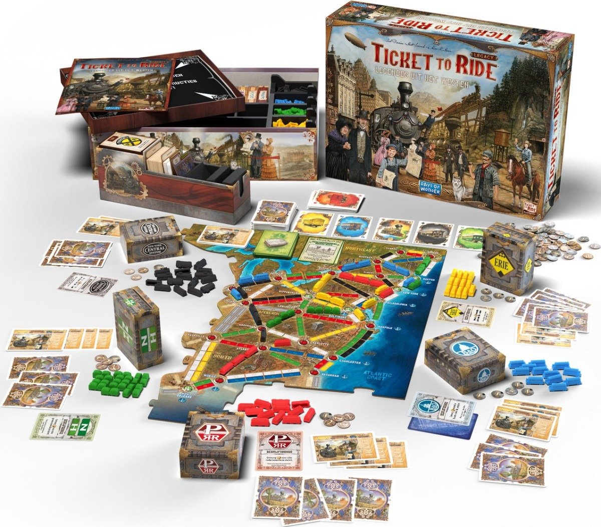 Ticket to Ride Legacy: Legendes uit het Westen | UPDATE! - Alles Over ...